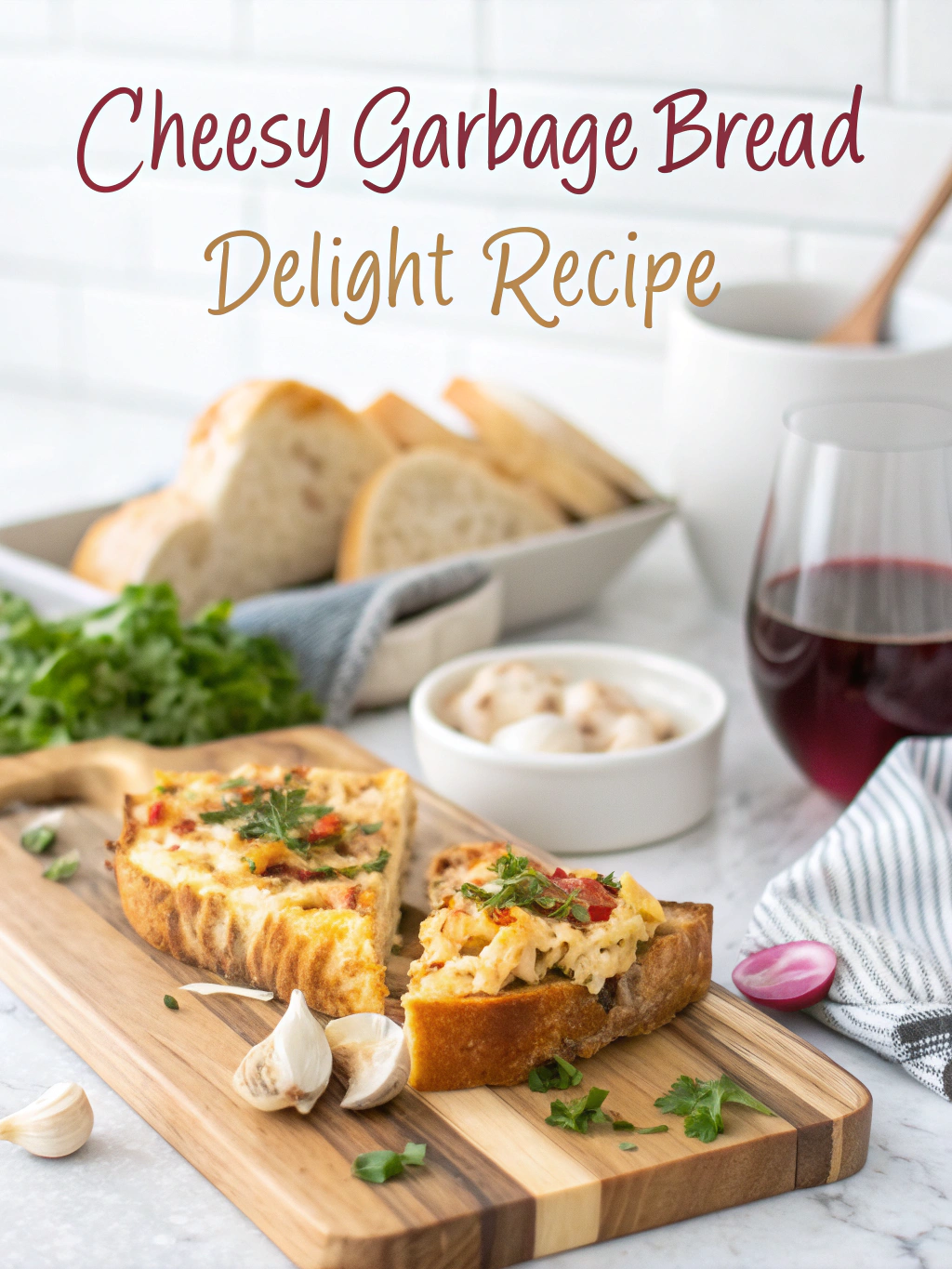 Cheesy Garbage Bread Amazing 5-Ingredient Secret Recipe