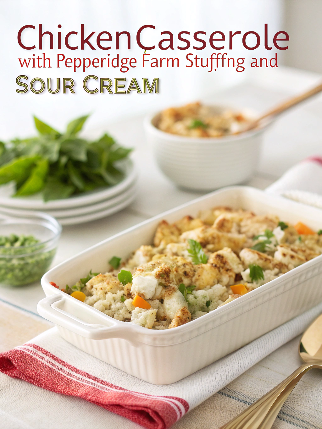 Chicken Casserole Pepperidge Farm Stuffing: Amazing 5-Step Recipe